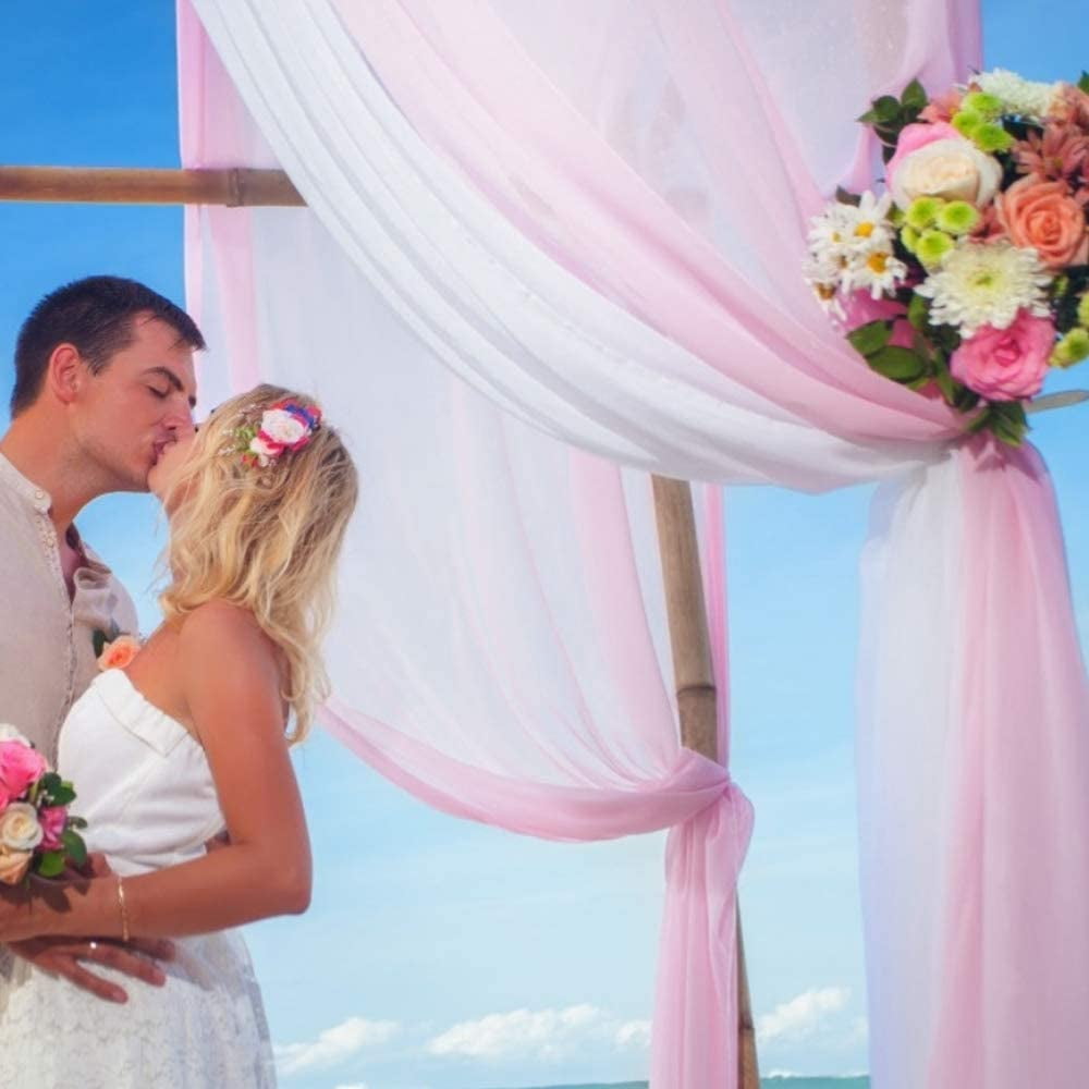 Touiyu Christmas Sheer Organza Drape DIY Fabric Wedding Top Table Event ...