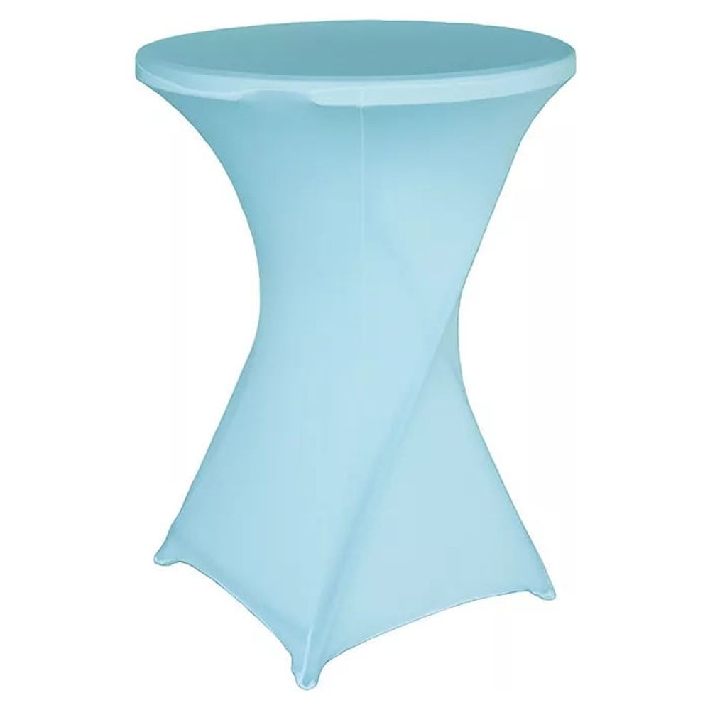 Touiyu Highboy Cocktail Round Spandex Table Cover Four-Way Tight Fitted ...