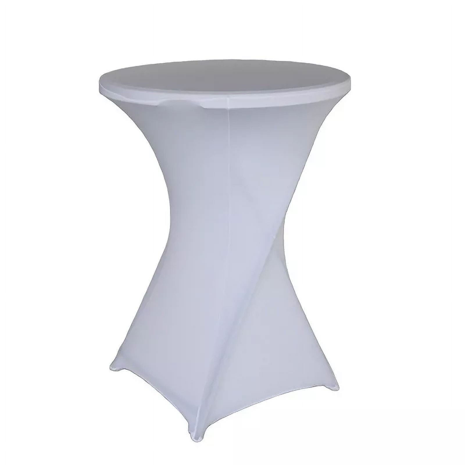 Touiyu Highboy Cocktail Round Spandex Table Cover Four-Way Tight Fitted ...