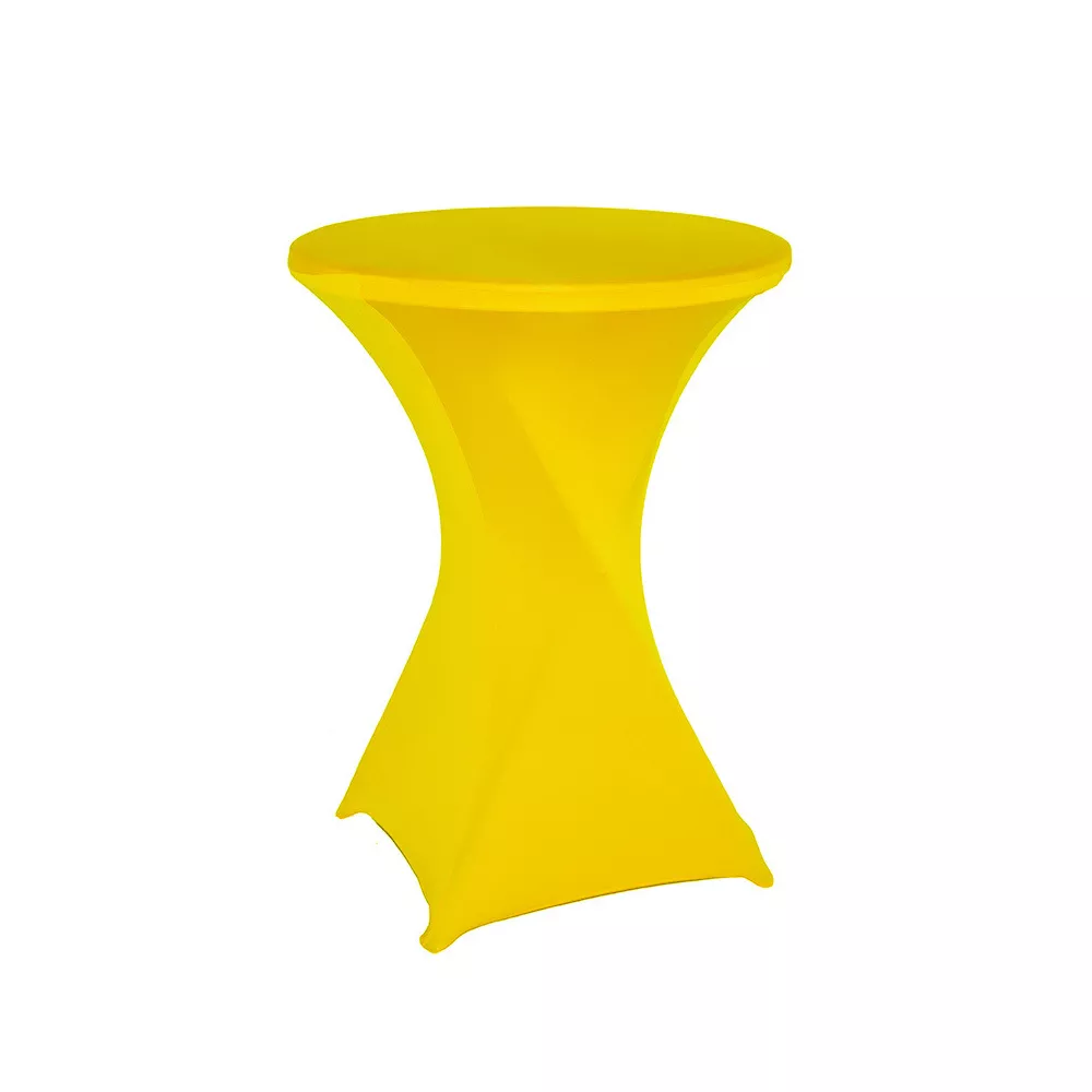 Touiyu Highboy Cocktail Round Spandex Table Cover Four-Way Tight Fitted ...