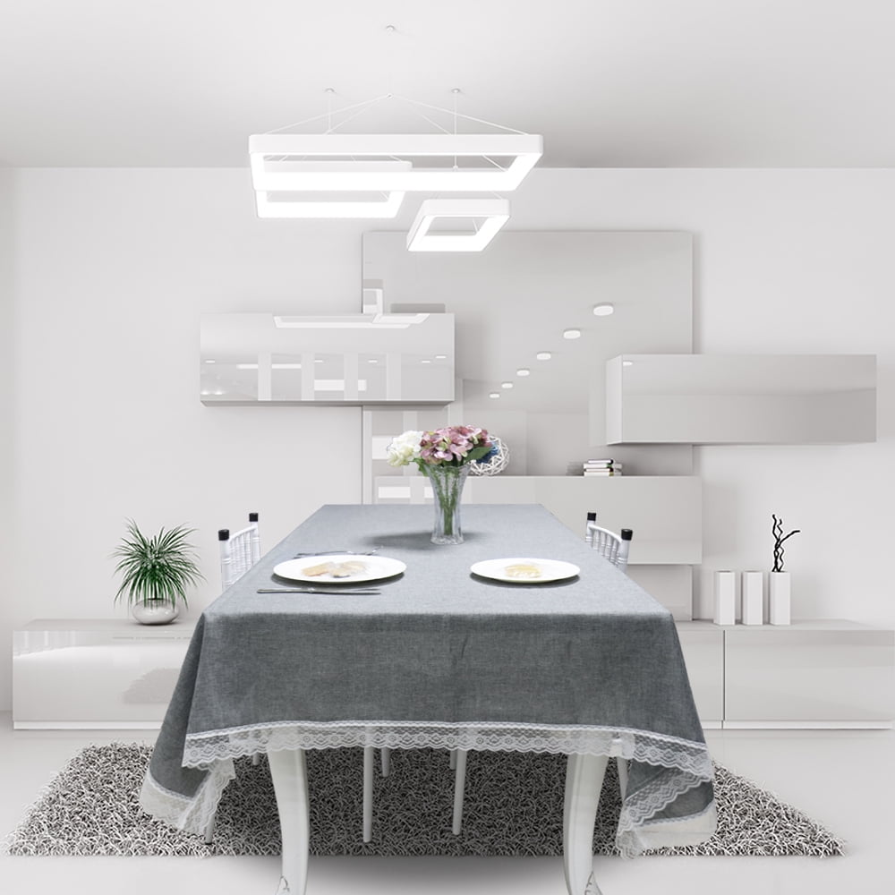 Touiyu Rectangle Tablecloth 57"*71"(145x180cm) Linen Table Cloth ...