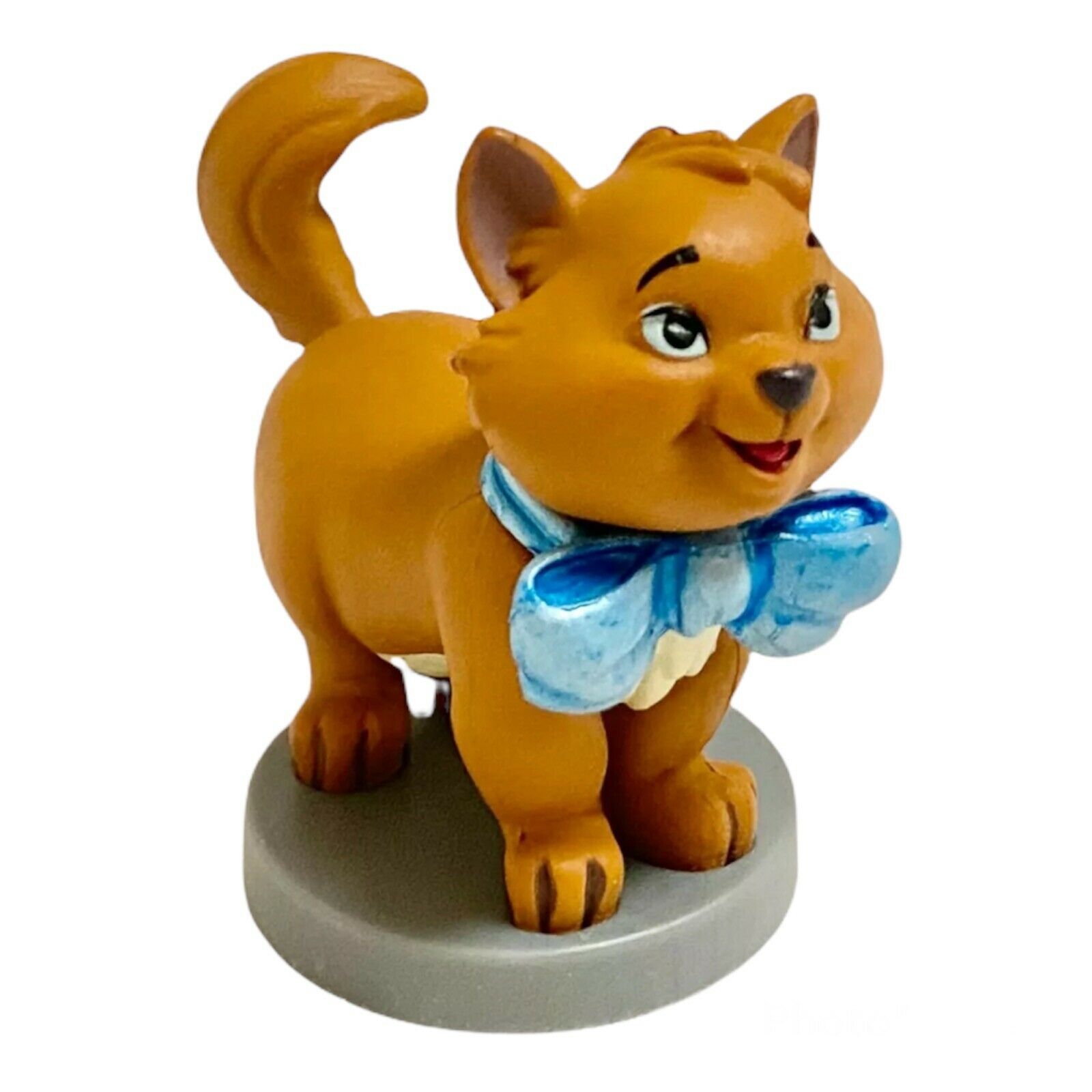 Toulouse Cat 2" Orange Kitten Cake Topper Figure Figurine Aristocats ...