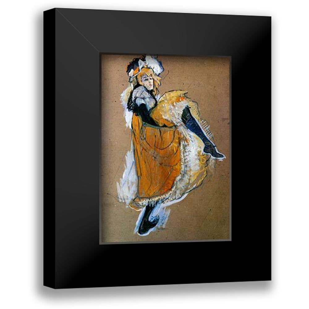Toulouse-Lautrec, Henri 14x18 Black Modern Framed Museum Art Print ...