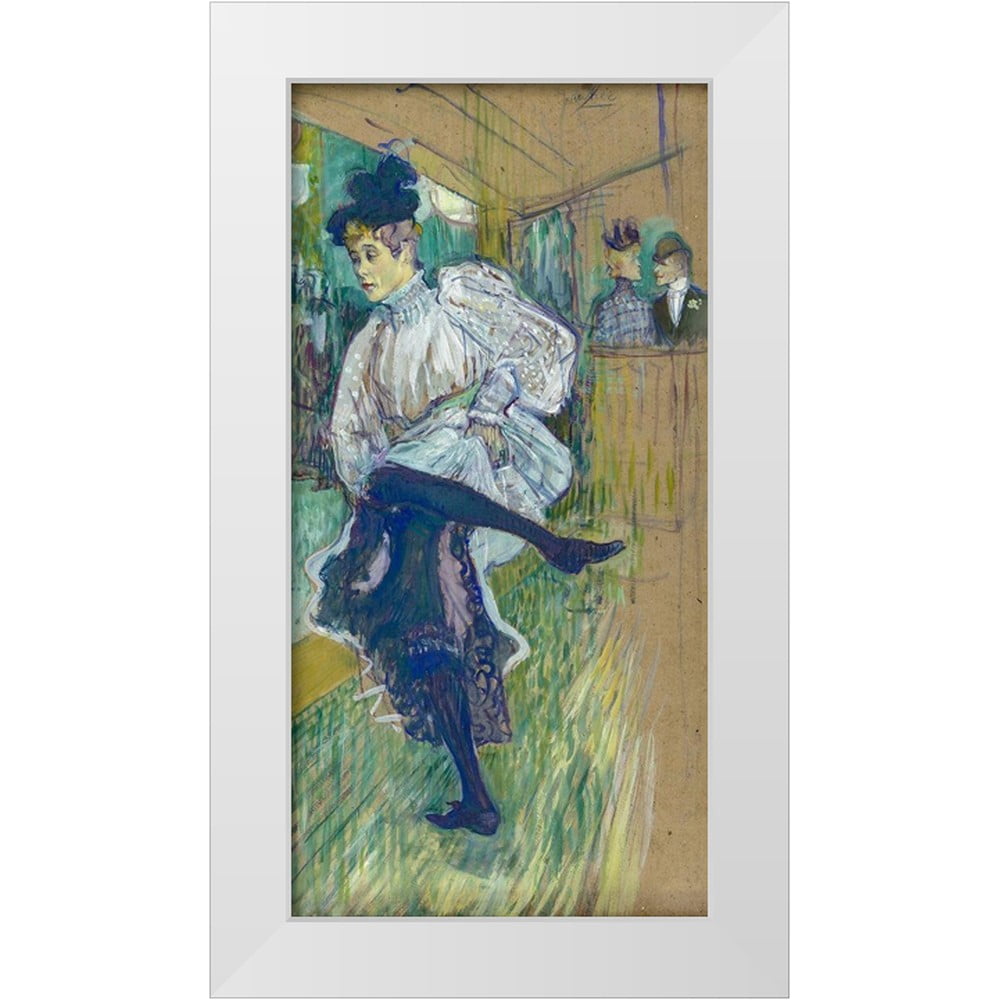 Toulouse-Lautrec, Henri de 9x14 White Modern Wood Framed Museum Art ...