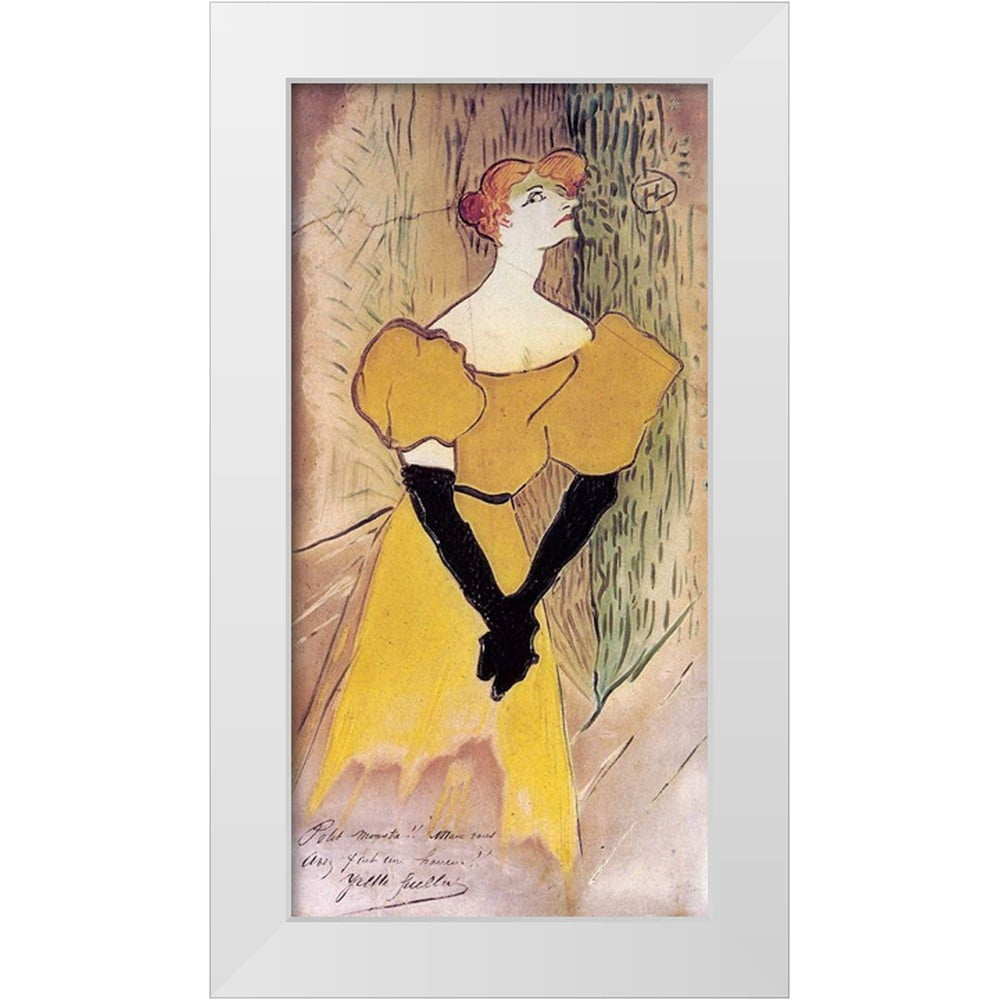 Toulouse-Lautrec, Henri de 9x14 White Modern Wood Framed Museum Art ...