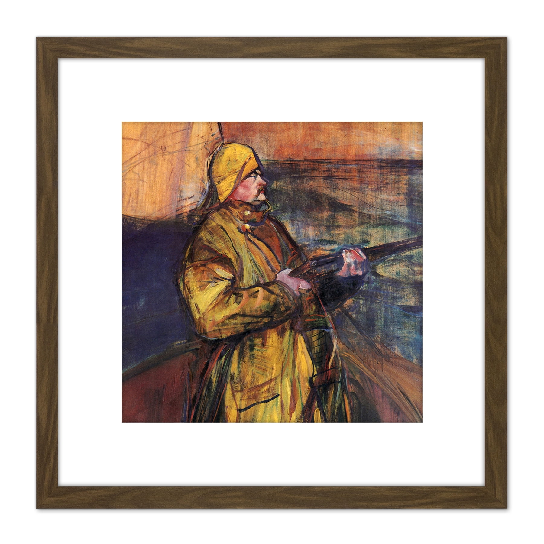 Toulouse-lautrec Maurice Joyant Somme Bay Painting 8X8 Inch Square ...