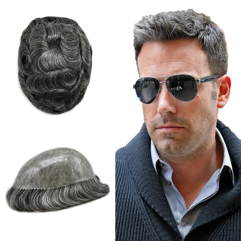 Toupee For Men Hair Pieces Mens Toupee Prosthesis Hair Replacement ...