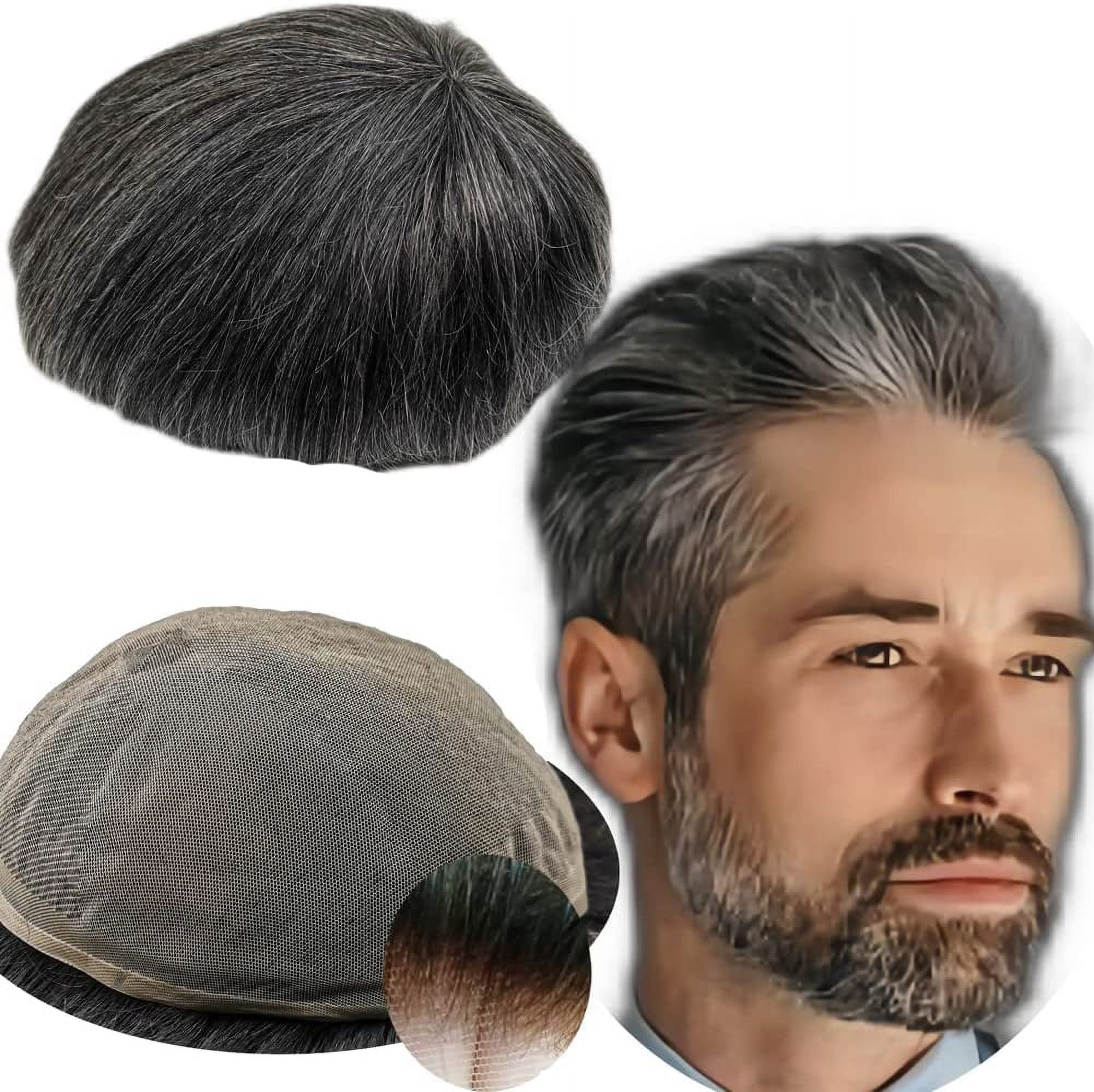 Toupee for Men NLW men hair pieces Mens Toupee Human Hair Replacement ...