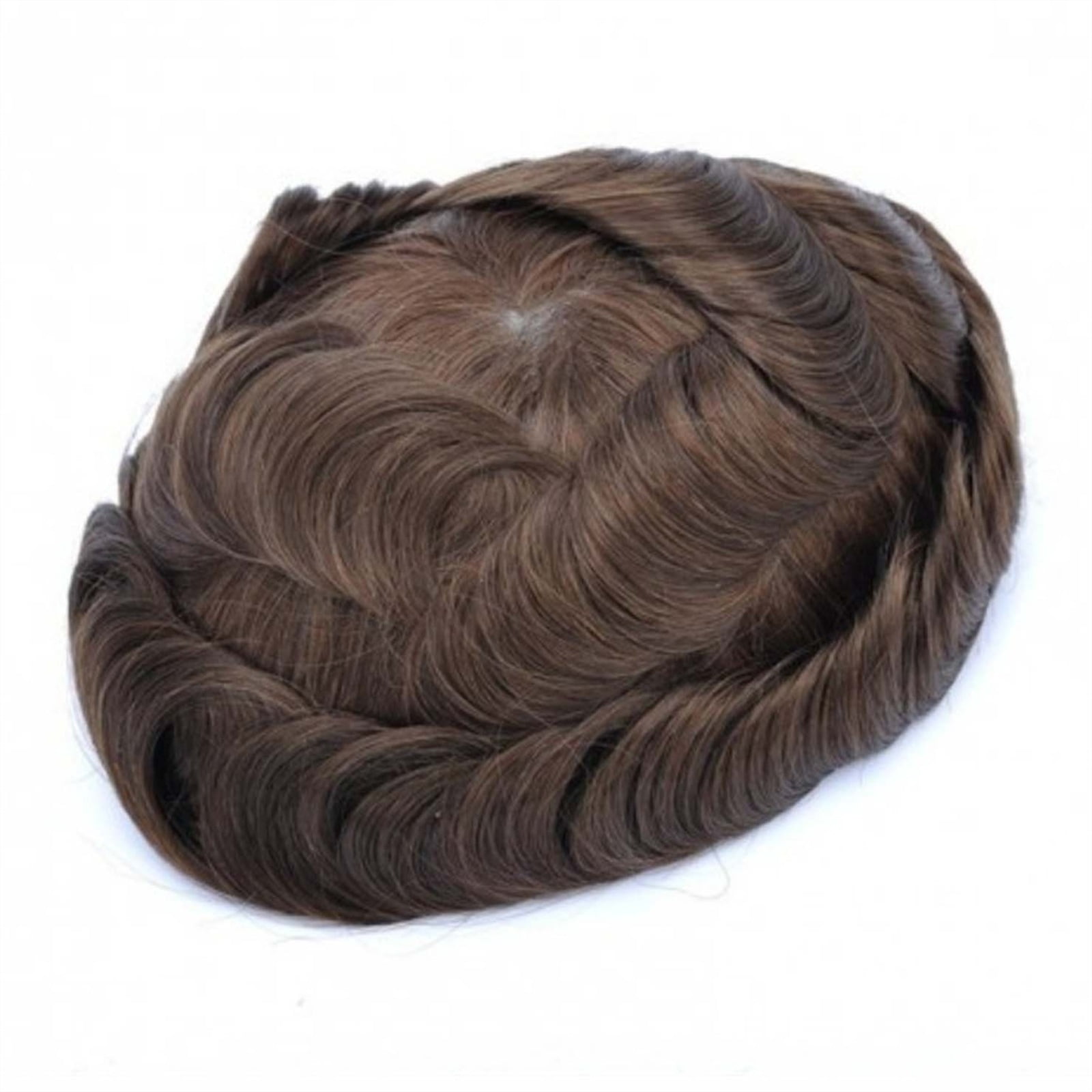 Toupee for Men Hairpiece Durable 0.1-0.12mm Injection PU Skin Man Wig ...