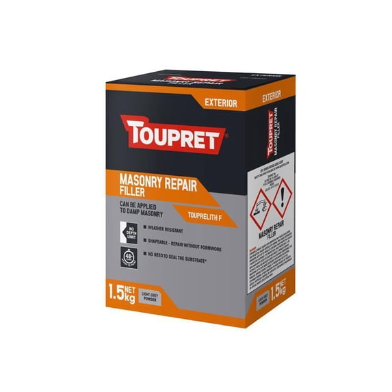 Toupret - Exterior Masonry Repair Filler 1.5kg - Walmart.com