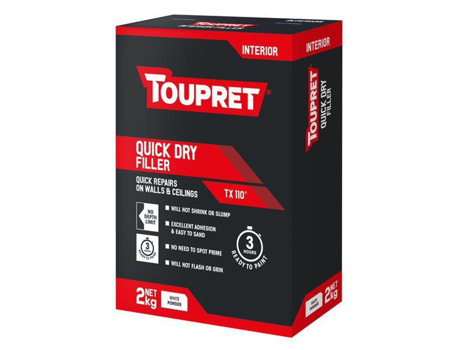 Toupret - Quick Dry Filler 2kg - Walmart.com