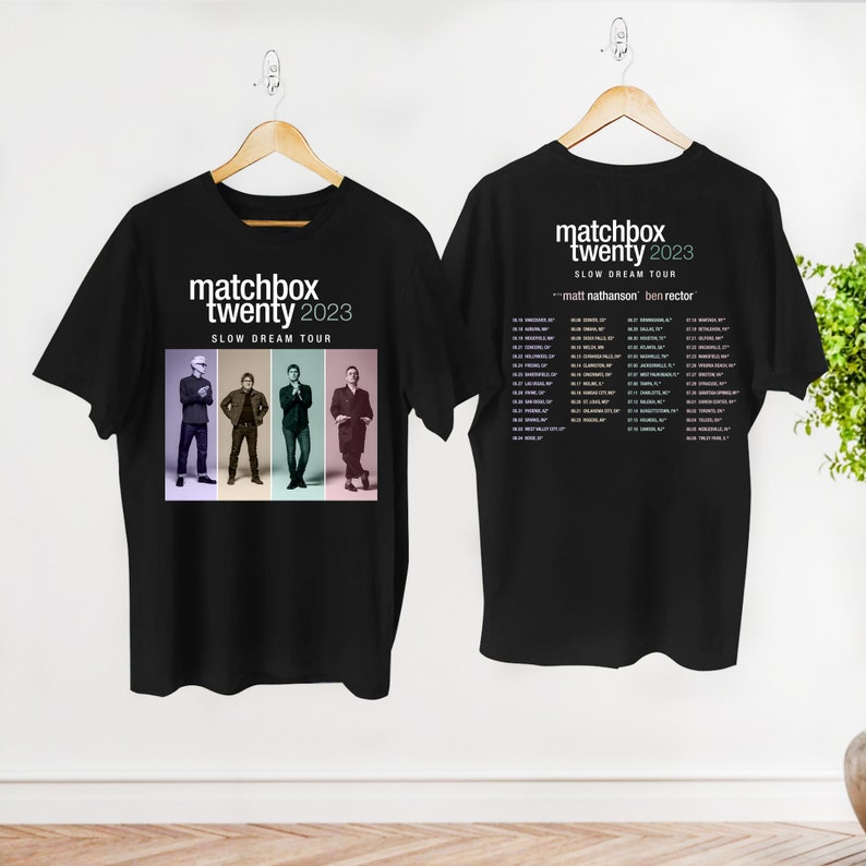 Tour 2023 Shirt, Matchbox Twenty Band Shirt, Matchbox 20 Slow Dream ...