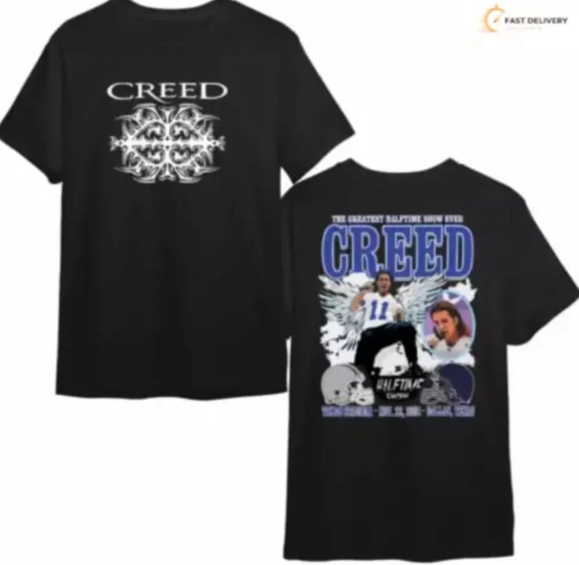 Tour 2024 The Greatest Halftime Show Ever Creed tshirt - Walmart.com