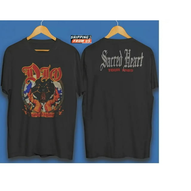 Tour Dio Heart 1985 Sacred Shirt Vintage Band 80s Size Rare Concert ...