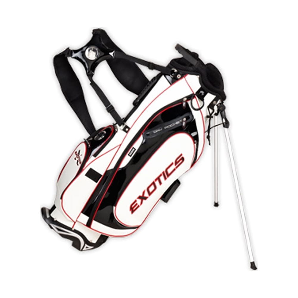 Tour Edge Exotics CB Pro Stand Bag (White/Black, 9.5" 7-way top) NEW ...