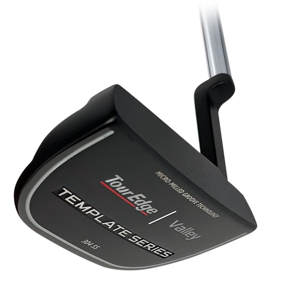 Tour Edge Pure Feel Template Series Valley Putter 35" (Black, Semi ...