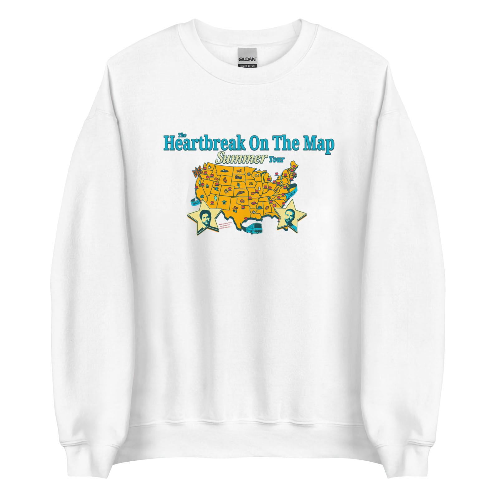 Tour Heartbreak On The Map 2024 Shirt, Popular Heart Like a Truck Shirt ...