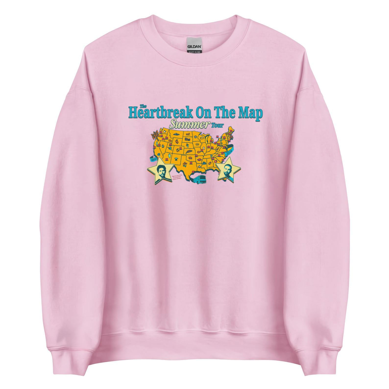 Tour Heartbreak On The Map 2024 Shirt, Popular Heart Like a Truck Shirt ...