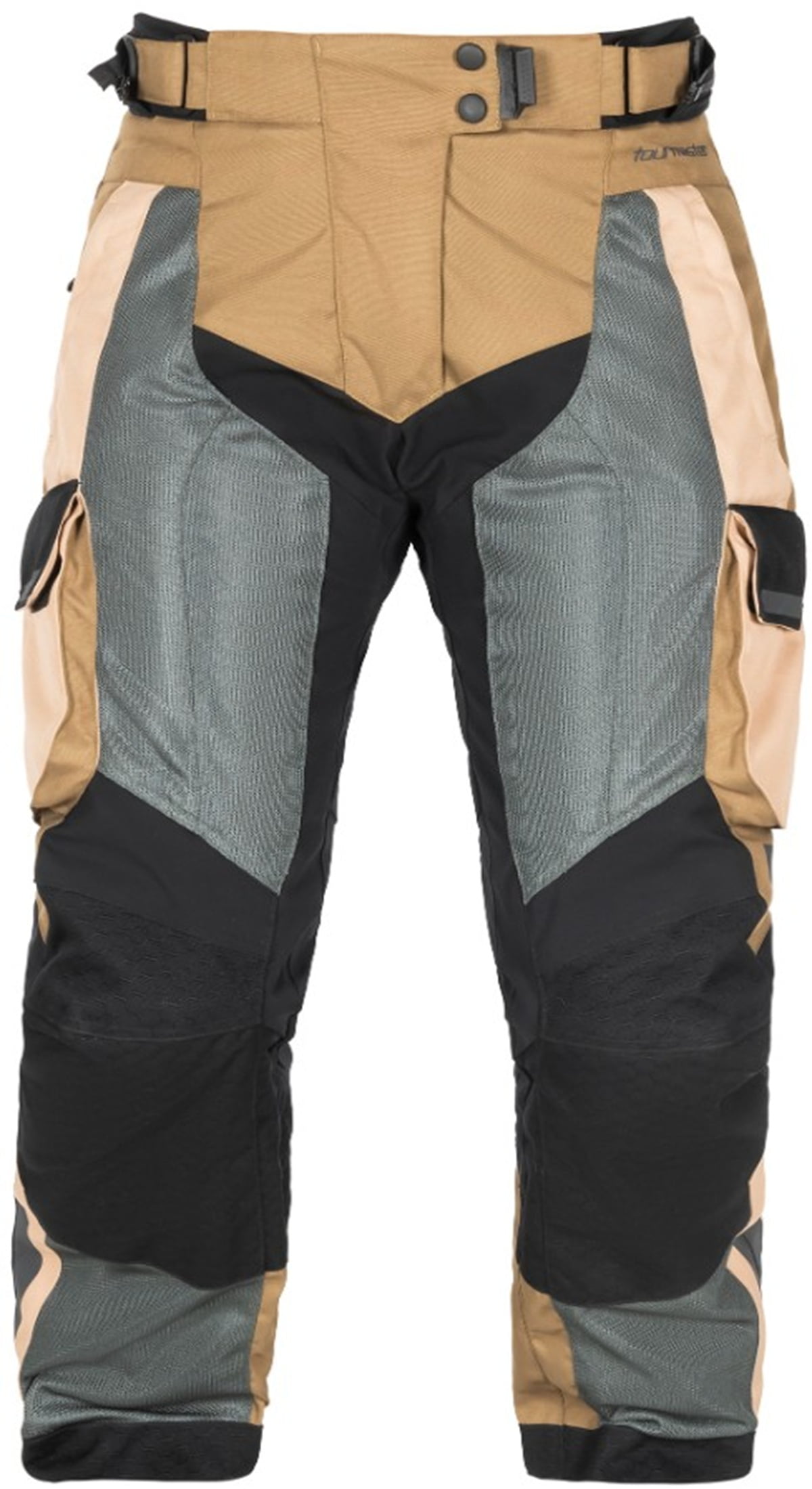 Tourmaster Ridgecrest Mens Adventure Touring Pants Sand/Gray LG ...