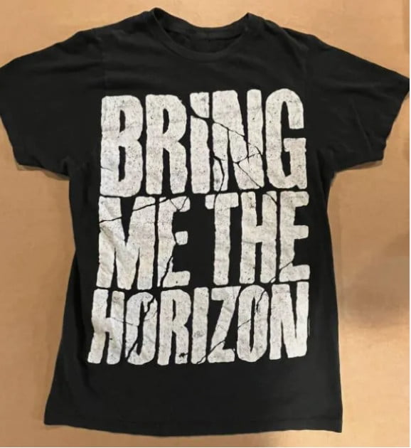 Tour Shirt Bring Me The Horizon BMTH LARGE FONT Medium Vintage 00s ...