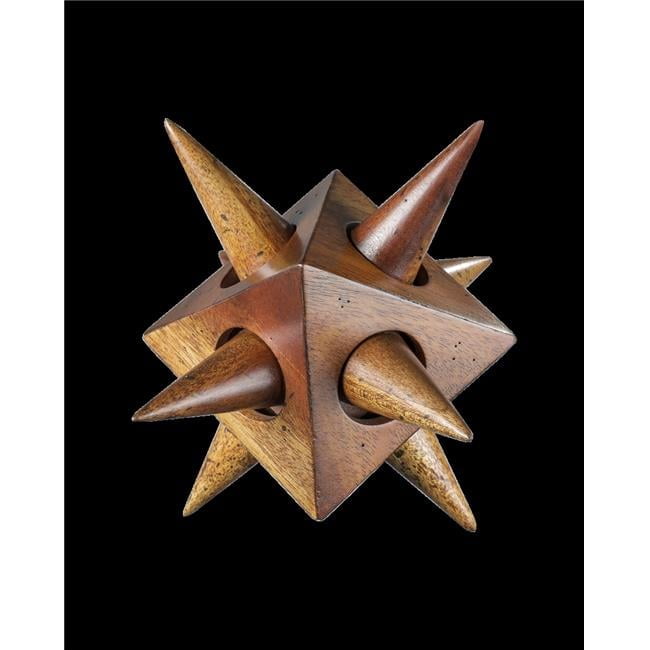 Tour dHorizon GM03 Mahogany Wood Riddle Geometric Octahedron Skeleton ...