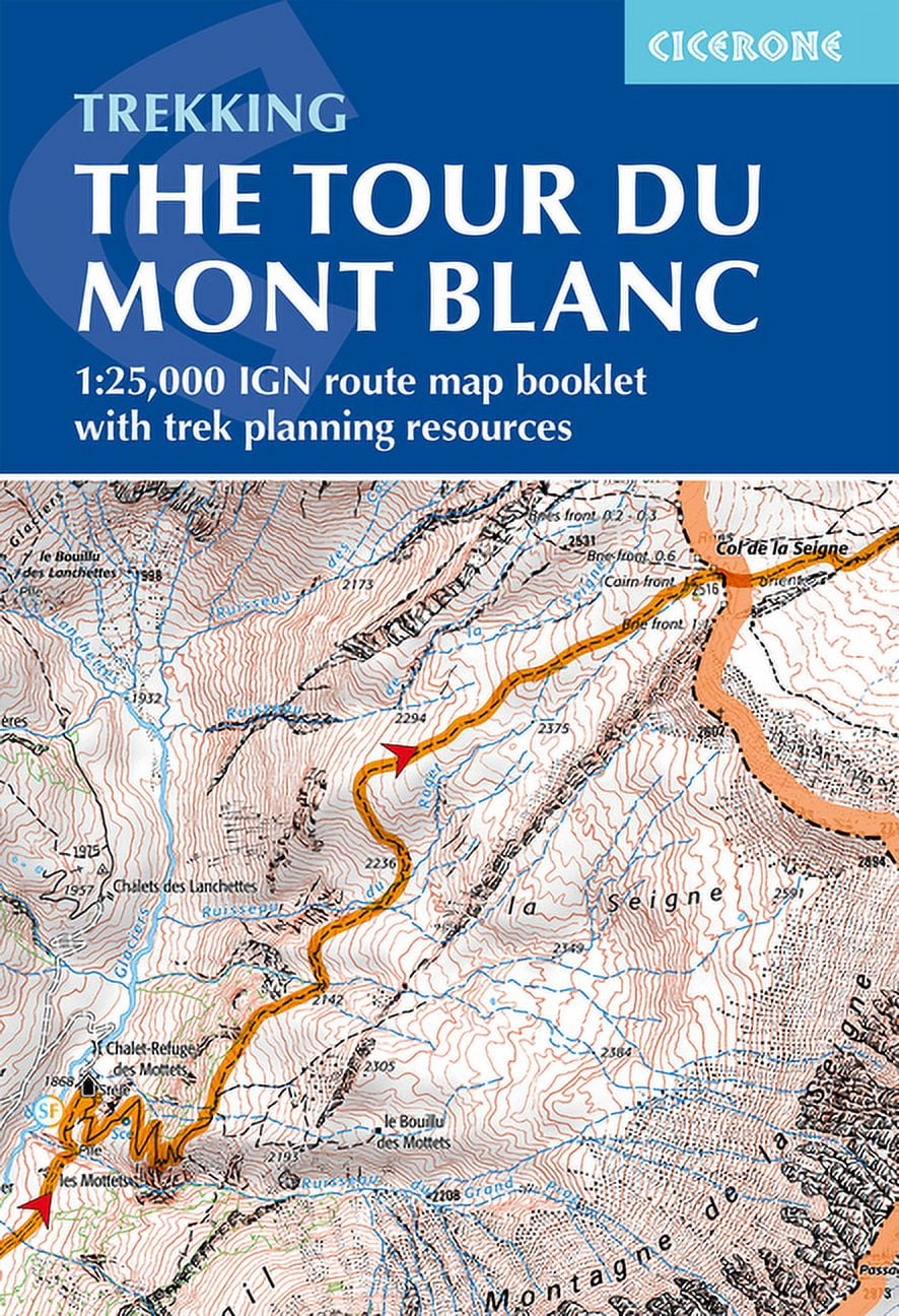 Tour Du Mont Blanc Map Booklet: 1:25,000 Ign Route Map Booklet ...