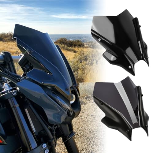 Touring Windshield Windscreen Replacement for Y-amaha MT-09 MT09 MT FZ ...
