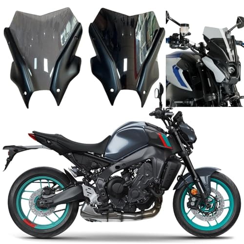 Touring Windshield Windscreen Replacement for Y-amaha MT-09 MT09 MT FZ ...