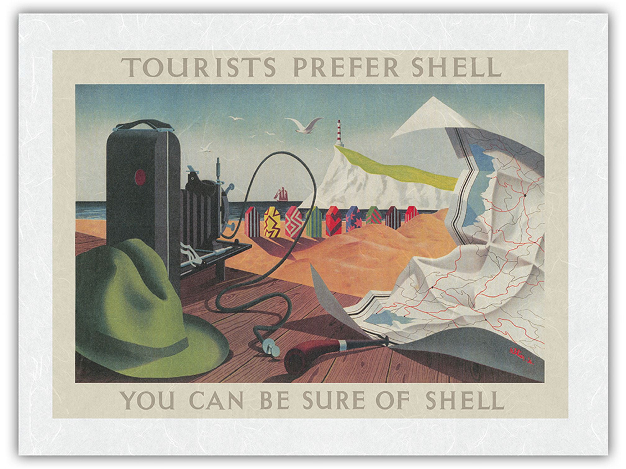 Tourists Prefer Shell (Motor Oil) - Shell-Mex and BP Ltd - Vintage ...
