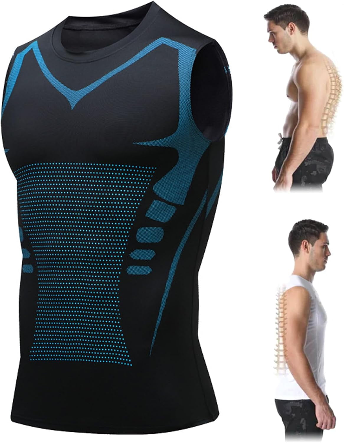 Tourmaline Posture Corrector Vest, Ionic Shaping Sleeveless Shirt ...