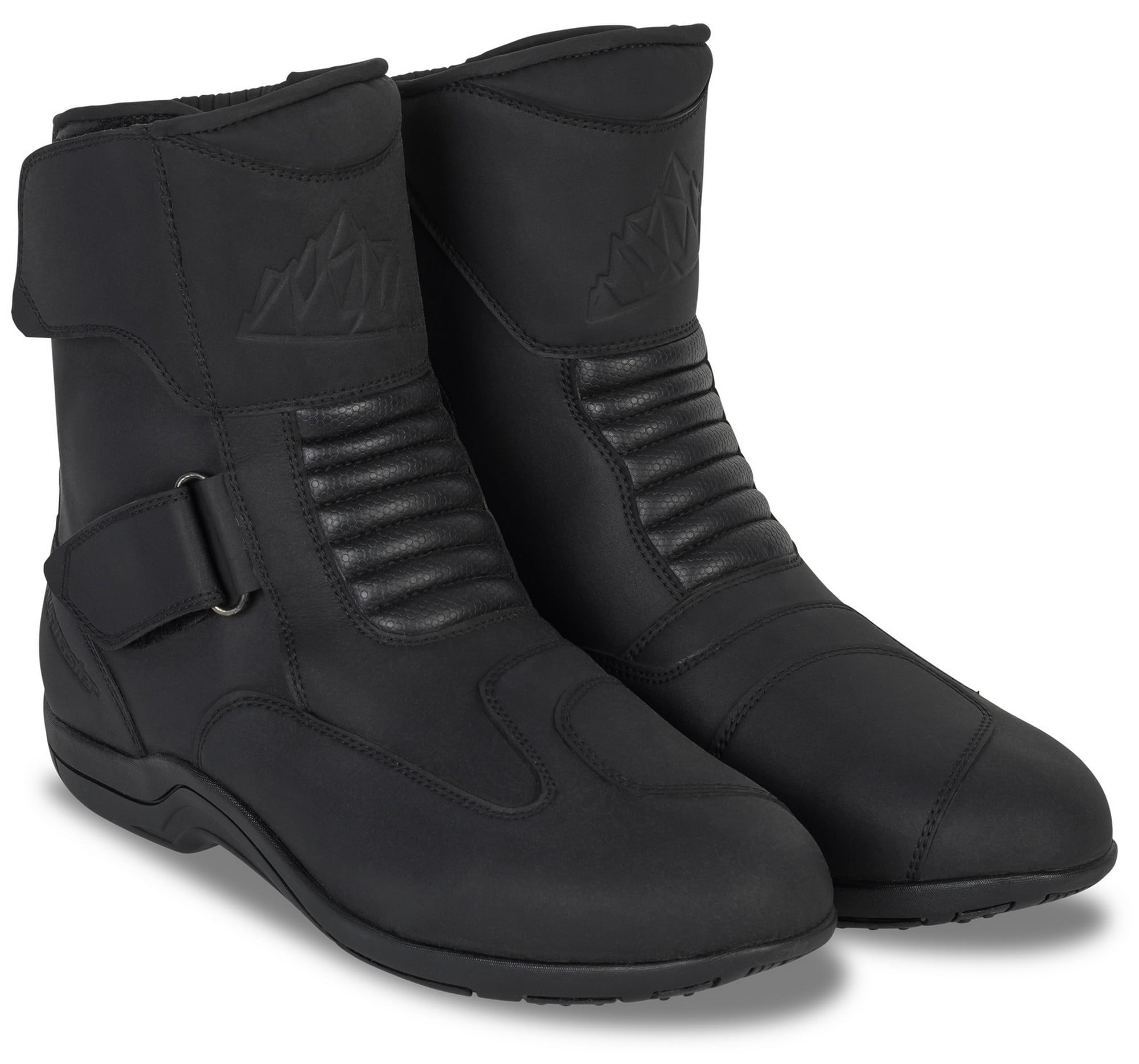 Tourmaster Echo Mens Waterproof Motorcycle Boots Black 8.5 USA ...