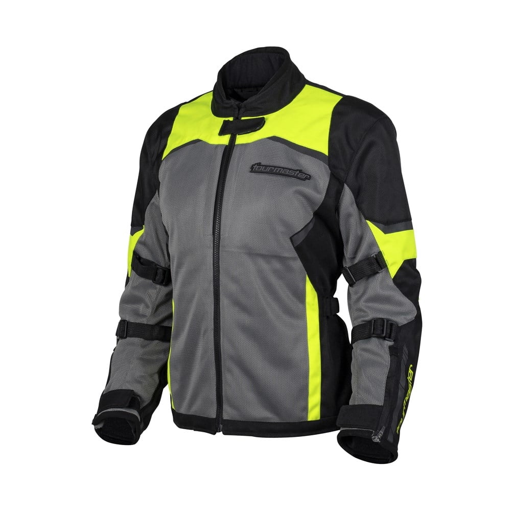 Tourmaster Intake Air V6 Womens Motorcycle Jacket Black/Hi-Vis MD ...