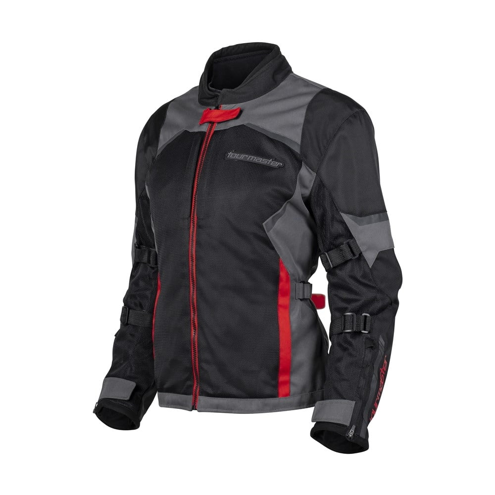 Tourmaster Intake Air V6 Womens Motorcycle Jacket Red/Gray MD - Walmart.com
