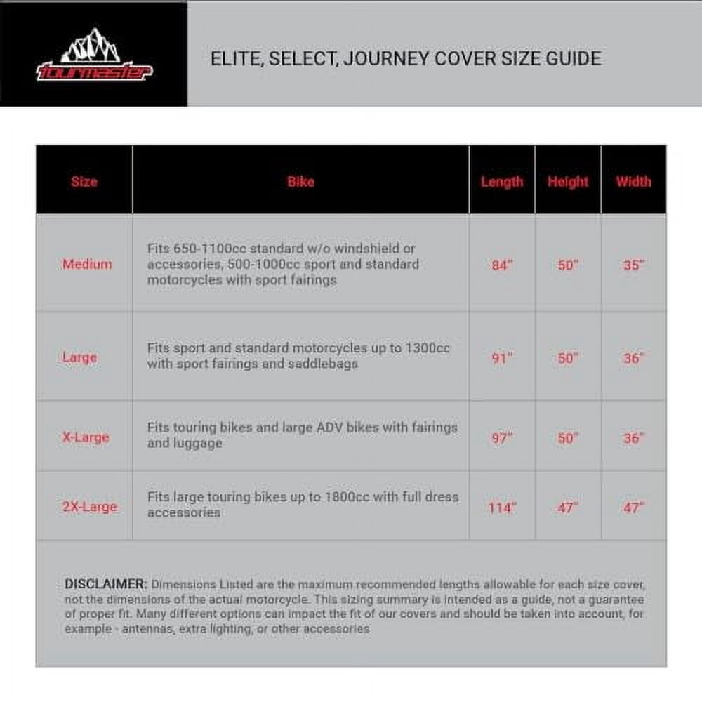 Tourmaster Select Waterproof Motorcycle Half-Cover - Walmart.com