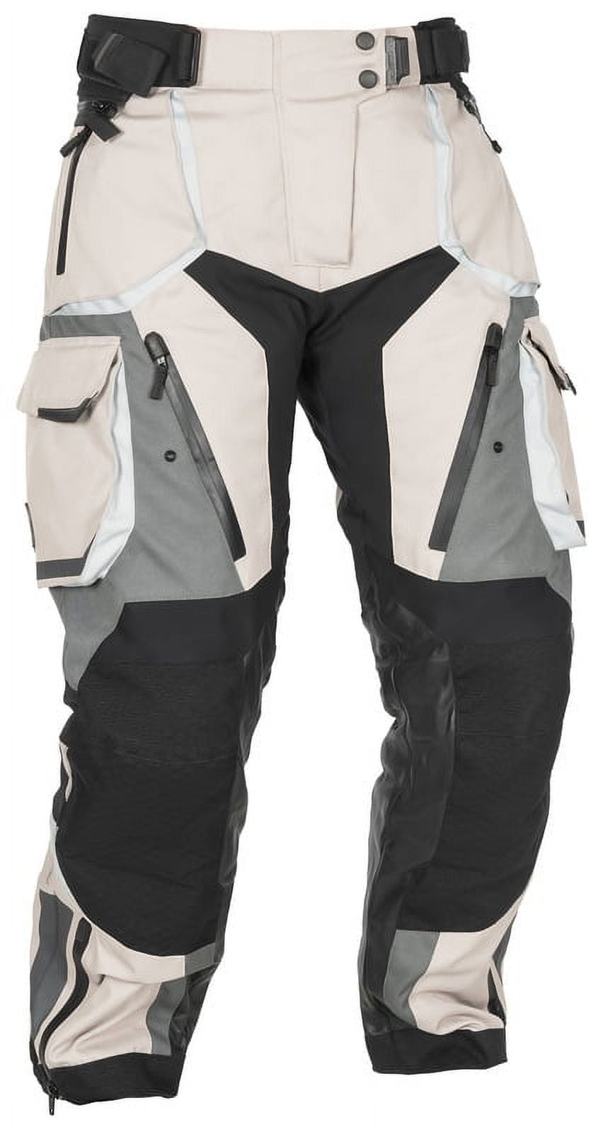 Tourmaster The Trek Mens Textile Adventure Touring Pants Sand/Gray XL ...