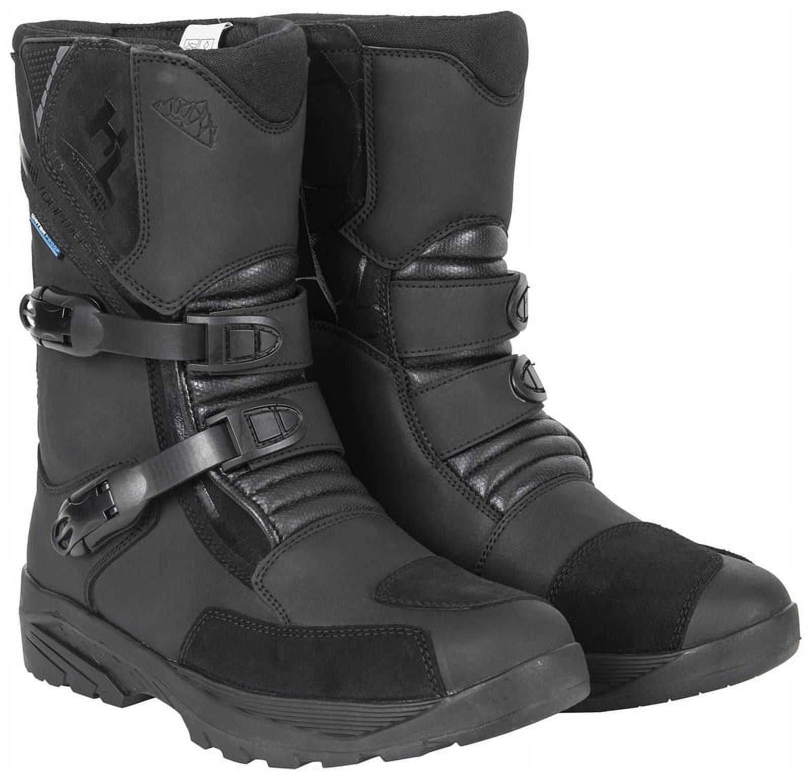 Tourmaster Trailblazer Mens Adventure Touring Motorcycle Boots Black 14 ...