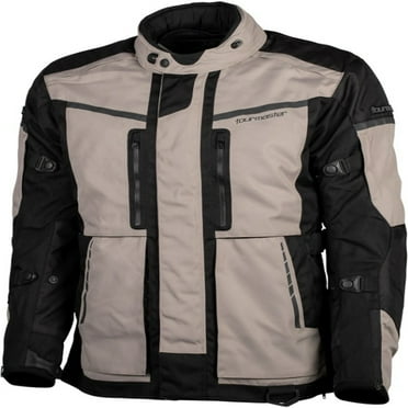 Tourmaster The Trek Mens Adventure Touring Motorcycle Jacket Orange ...