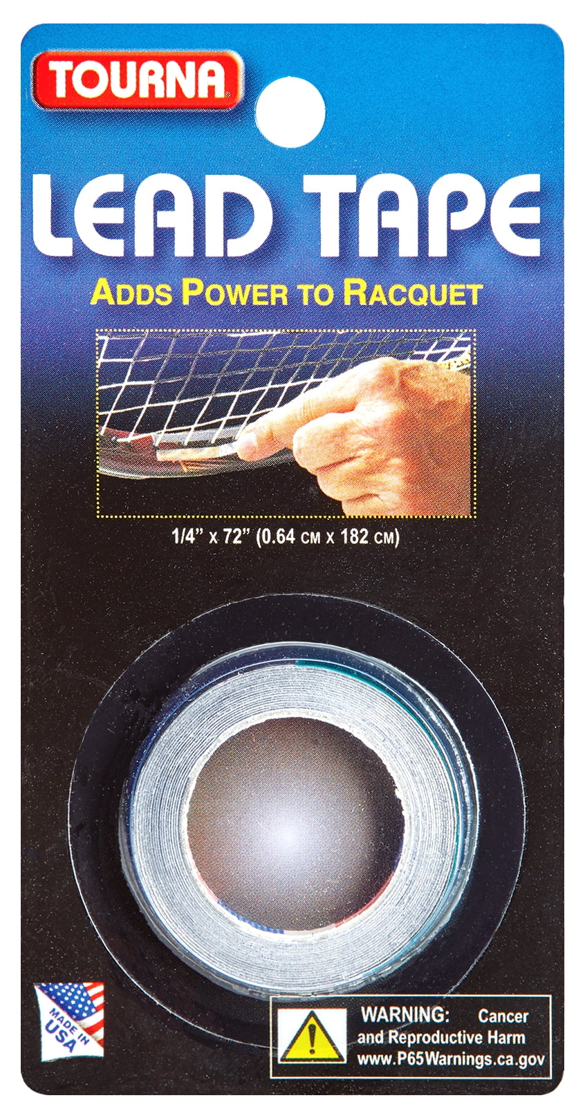 Tourna, Tennis Grip Tape, 1/4" x 72" Silver, Power Boost for Your Game ...