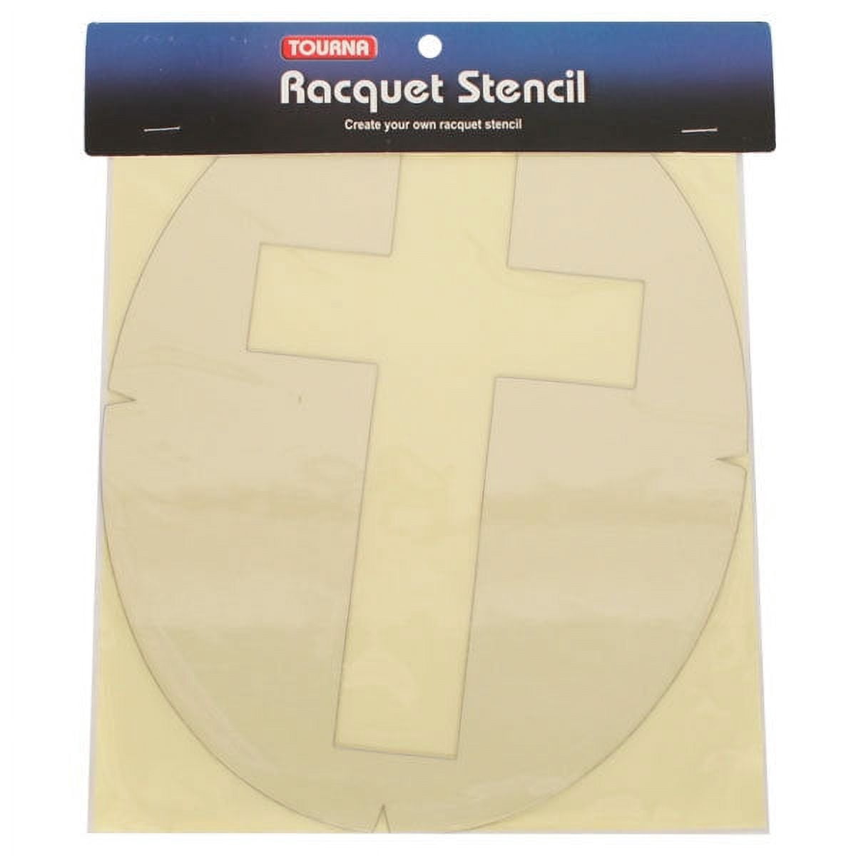 Tourna Cross Tennis Stencil ( Transparent ) - Walmart.com