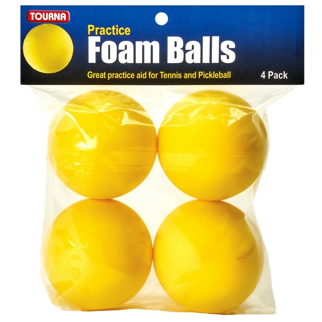 Tourna Foam Tennis Balls - 4 Pack - Walmart.com