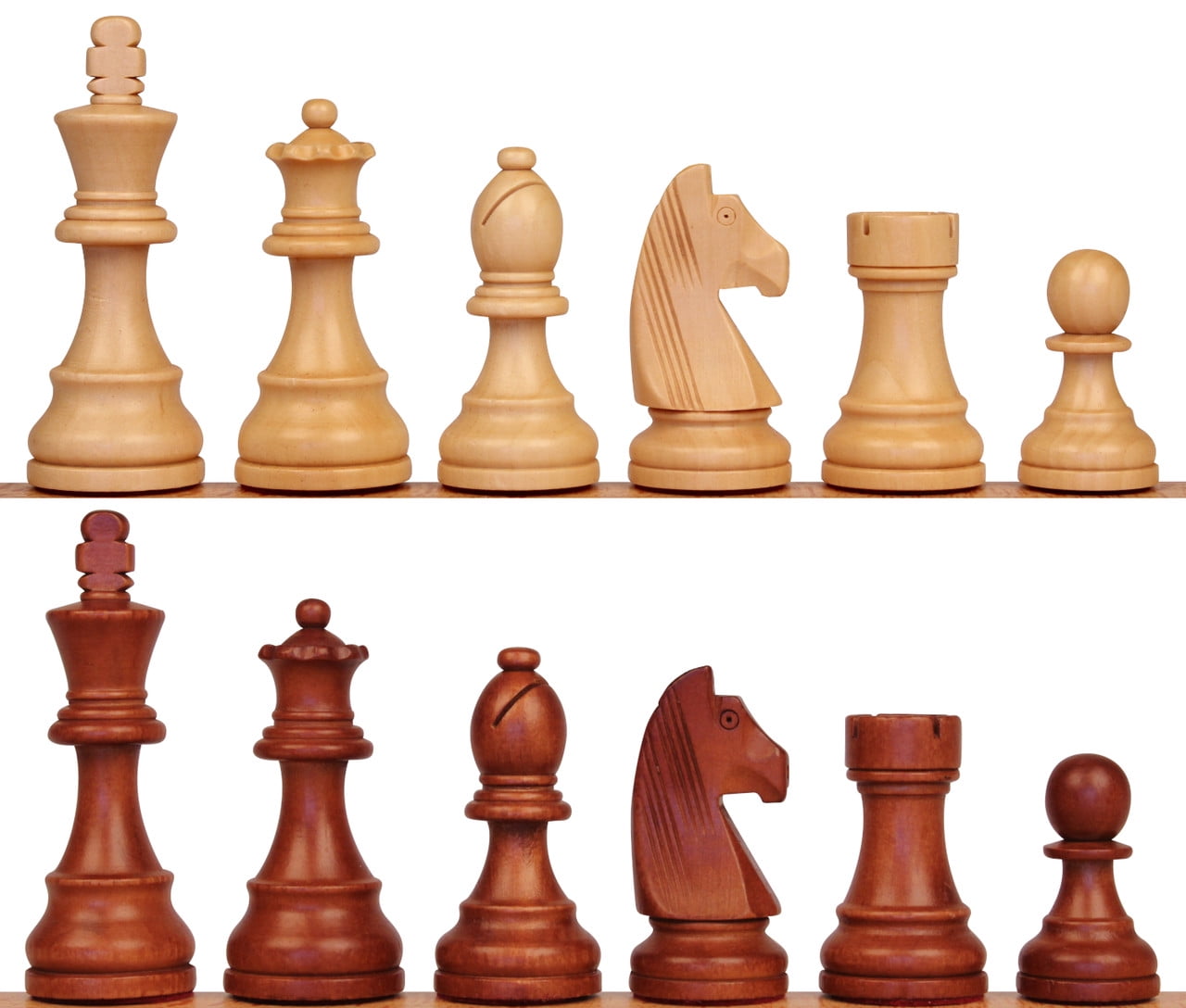 Tournament Standard Staunton Chess Set - Walnut Stained & Natural ...