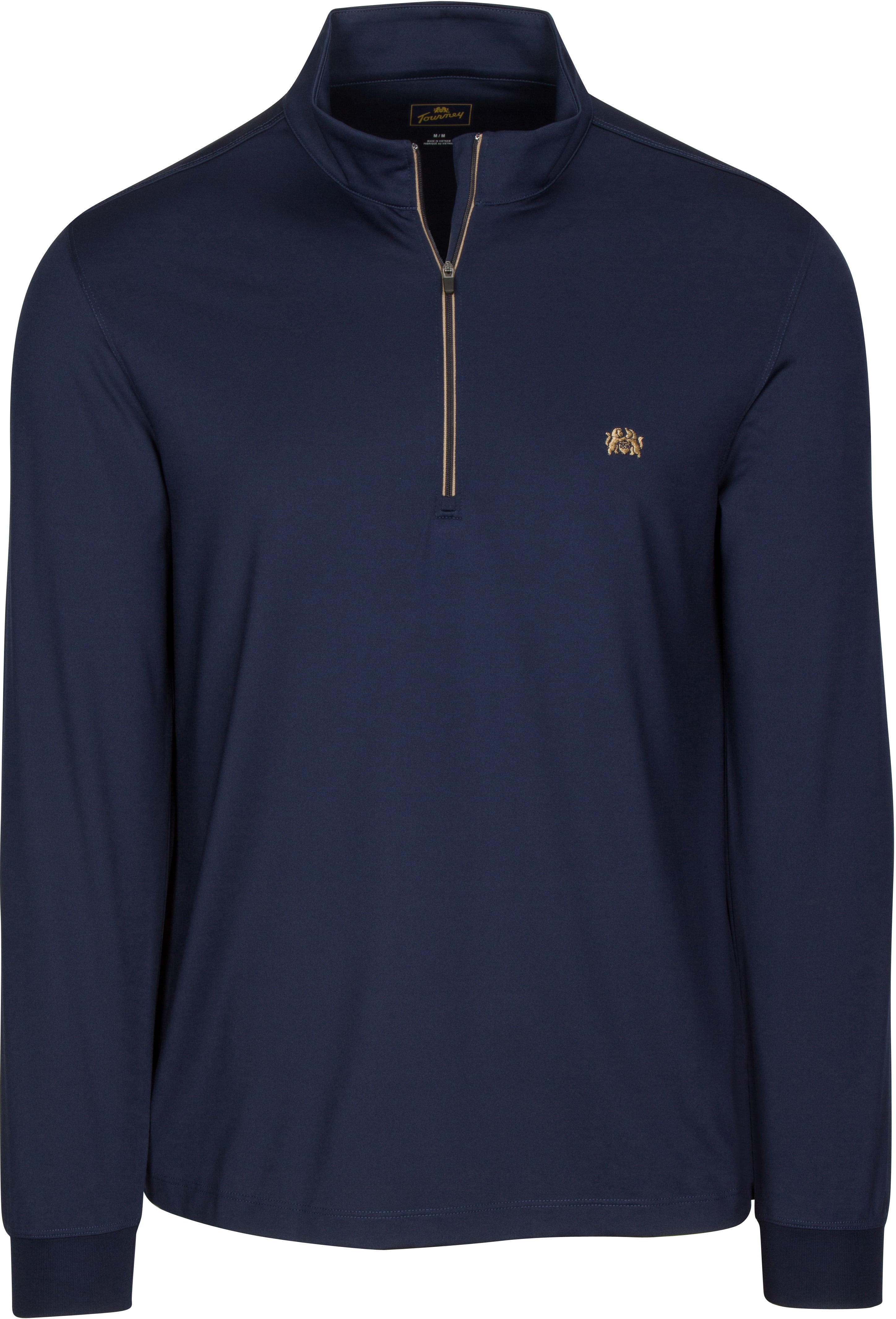 Tourney men's Knit Quarter Zip Mock Golf Pullover - Walmart.com