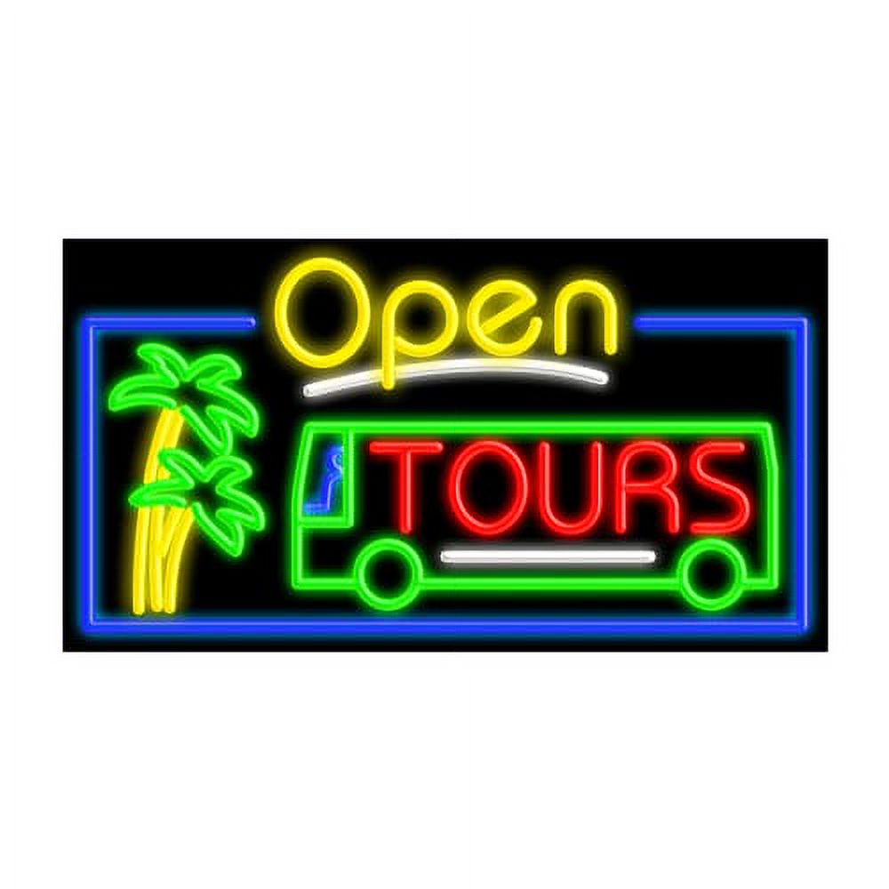 Tours-Glass Neon Sign Made in USA - Walmart.com