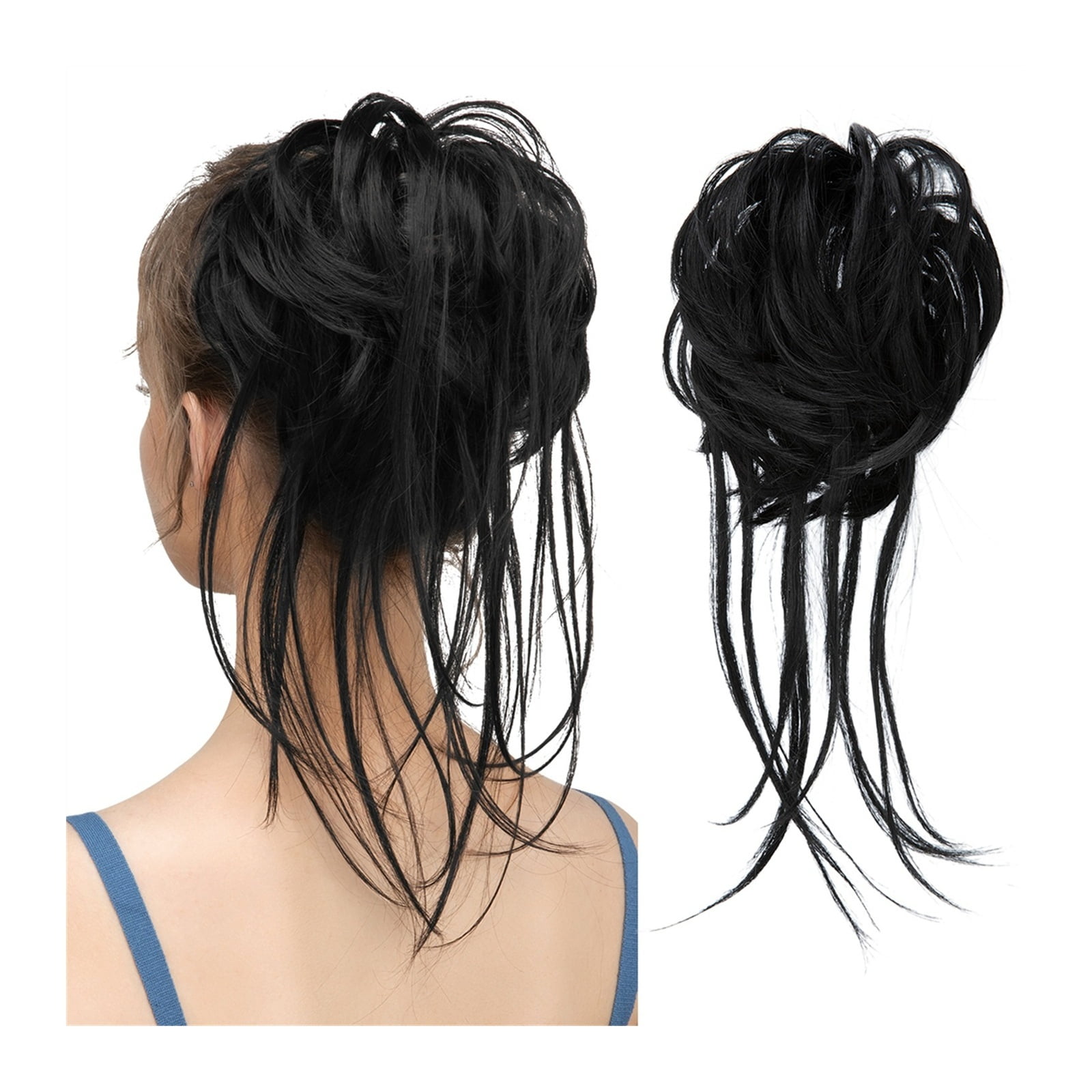 Tousled Updo Messy Bun Hair Piece Chignon Ponytail Extensions with ...