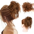 Tousled Updo Messy Bun Hairpiece Hair Extension Ponytail With Elastic ...