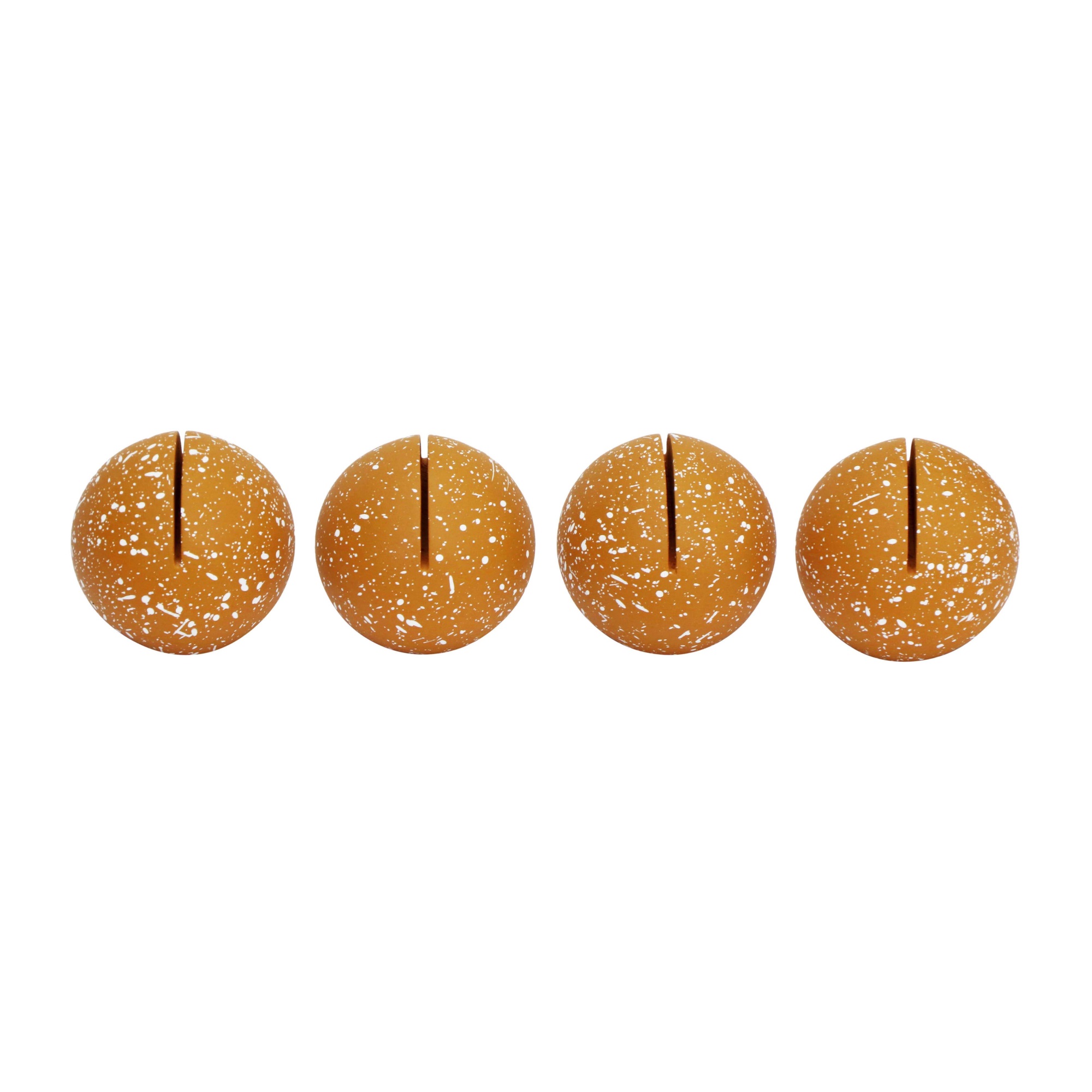 TOV Furniture Gabby Speckled Terracotta Round Card Holder - Set of 4 ...