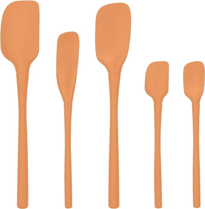 Tovolo 5-Piece Spatula Silicone Utensil Set (Apricot): Spatula ...
