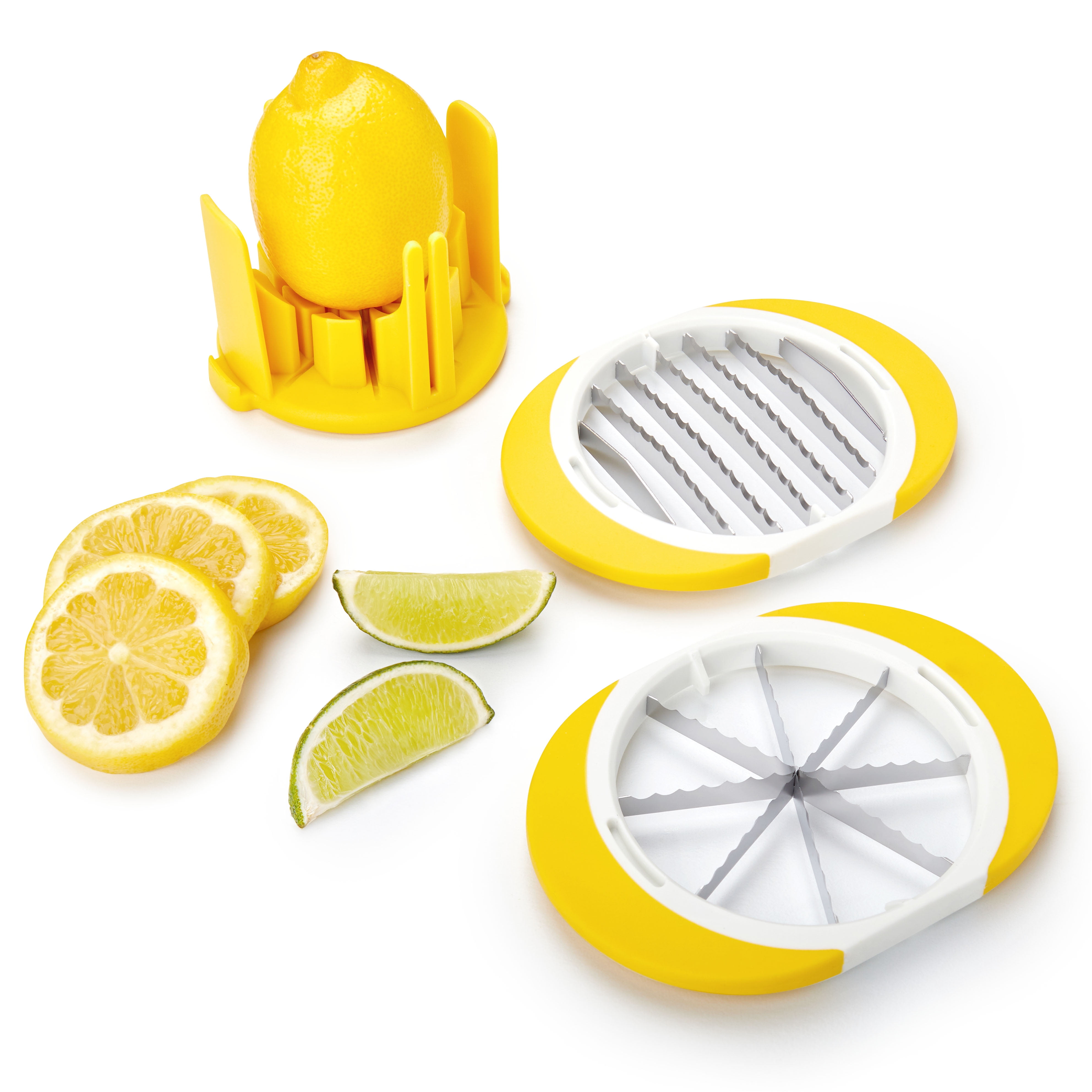 Tovolo Citrus Manual Dual Blade Wedger and Slicer for Lemons, Limes and ...