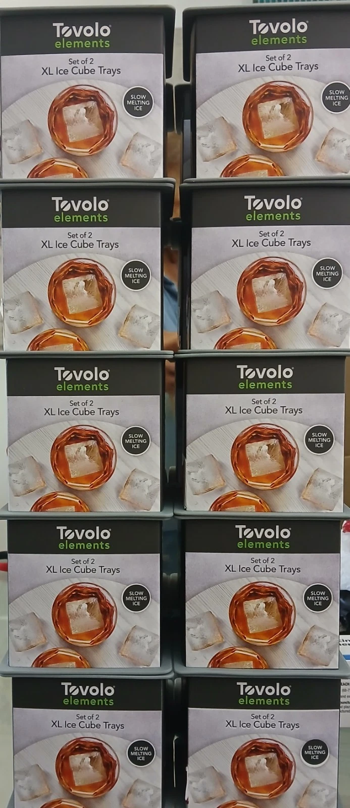 Tovolo Elements Xl Ice Cube Trays - Set Of 2 - New......1 Set Of 2 ...