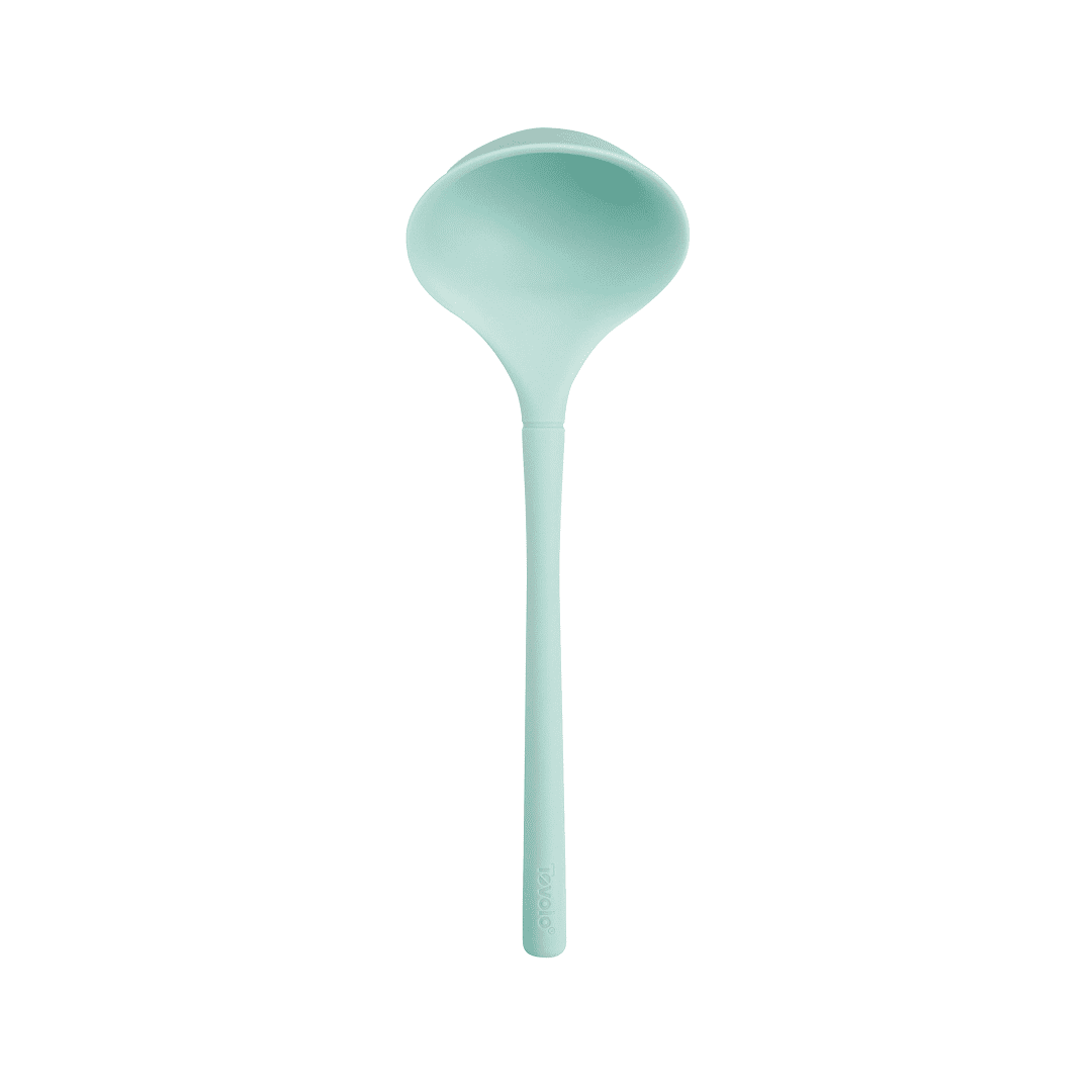 Tovolo Flex Core Small Silicone Ladle Aqua Seafoam Green Heat Safe ...